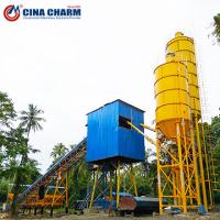 China 60m³/H High Accuracy Eco-Friendly Portable Concrete Batch Plant 80mm for sale