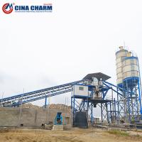 China 60m³/H High Accuracy Eco-Friendly Portable Concrete Batch Plant 80mm for sale