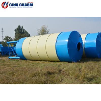 China New Small Type 100 Ton Cement Silo Powder Bulk Cement Storage for sale