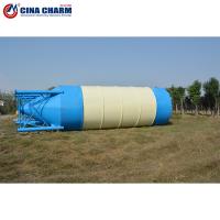 China Mini Steel Concrete Cement Silo 50 Ton 100 Ton Cement Storage Silo for sale