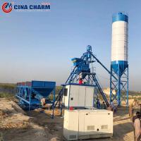 China HZS25 Mobile Concrete Mixing Plant Small Concrete Production Line for sale