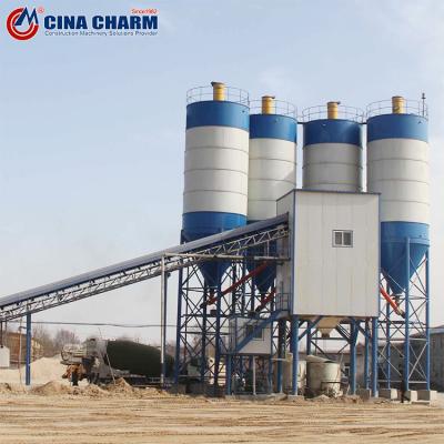 China HZS180 Ready 180M3/Hr Wet Mix Stationary Concrete Batching Plant In Construction for sale