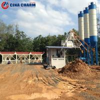 China 50m3/hR Hopper Type Concrete Batching Plant HZS50 Cement Concrete Batching Plants for sale