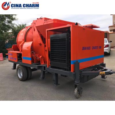 China JBS40 Electric Concrete Pump With Mixer 22CBM Stationary Electric Concrete Pump for sale