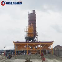 China 4.1m Dry Powder Dry Concrete Batching Plant Small Mixing Plant HZS35 for sale