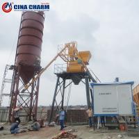 China 4.1m Dry Powder Dry Concrete Batching Plant Small Mixing Plant HZS35 for sale