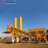 China Ready Mix central machinery cement mixer Mini Mobile Concrete Batching Plant YHZS35 for sale