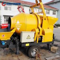 China 30m3/H Mini Self Loading Pump Jbs30 Concrete Mixer Pump Machine With 400l for sale