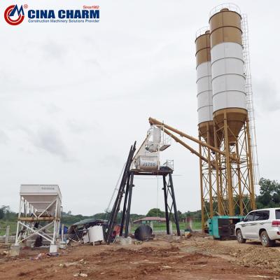 China Hzs35 Fixed Mini Concrete Batching Plant Engineering Construction Machinery for sale
