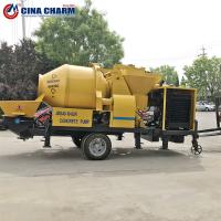 China Mini Concrete Mixer Pump JBS40 40m3/H With Electric Motor Portable Concrete Pumps for sale
