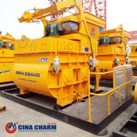 China 35m3/H Double Shaft Concrete Mixer Automatic Mixer Equipment JS750 for sale