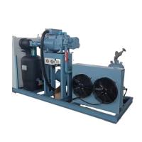 China Industrial Air-Cooled Screw Compressor Unit New Condition Condensing Unit Automatic Features Core being Motor Refrigerat Refcomp compressor for sale