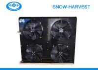 China Side blown Cold Room Air Cooled Condenser with fan Corrosion Resistant Surface Freezer Condenser for sale
