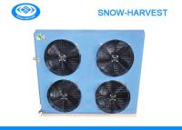 China Side blown Cold Room Air Cooled Condenser with fan Corrosion Resistant Surface Freezer Condenser for sale