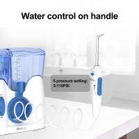 China 800ml Countertop Water Flosser with 1200 PPM Pulse & 5-110 PSI Adjustable Pressure - KC RoHS FDA Certified for sale