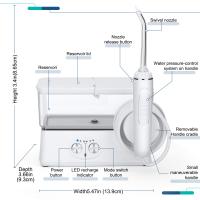 China Type C Charging Water Flosser with 6 Adjustable Modes, 400ML Tank and 2500mAh Battery for Oral Hygiene for sale