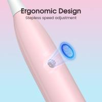 China Soft Bristle Electric Toothbrush with IPX7 Waterproof Rating and Rechargeable Battery for Travel Use for sale