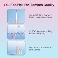 China Soft Bristle Electric Toothbrush with IPX7 Waterproof Rating and Rechargeable Battery for Travel Use for sale
