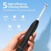 China IPX7 Waterproof Electric Toothbrush with UV Sterilization - Soft Bristle Travel Design for Adults for sale