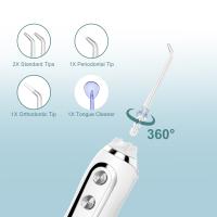 China FDA Approved Cordless Oral Irrigator with 300ml Water Tank and 2000mAh Battery - Electric Water Flosser for Dental Hygiene for sale