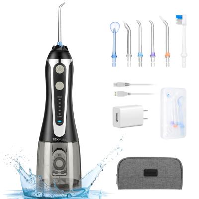 China HF-2 Professional Dental Water Flosser with 300ml Tank, 2500mAh Battery & 5 Pressure Modes for sale