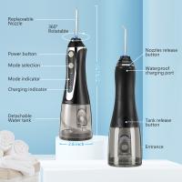 China HF-2 Professional Dental Water Flosser with 300ml Tank, 2500mAh Battery & 5 Pressure Modes for sale