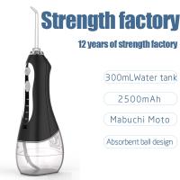 China Portable Water Flosser with 2500mAh Battery, 300ML Tank & 3 Pressure Modes for Professional Dental Care for sale