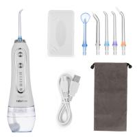 China ABS Water Jet Teeth Cleaner with 2500mAh Battery, 300ml Tank, 5 Cleaning Modes & IPX7 Waterproof Rating for sale