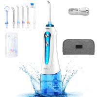 China USB Charging Water Jet Flosser with 1400 Pulses/Min and 40-140 PSI Pressure - 5 Cleaning Modes IPX7 Waterproof for sale