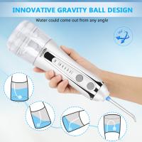 China IPX7 Waterproof Rechargeable Oral Irrigator 300ml Portable Electric Teeth Cleaner for sale