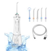 China ABS PC Electric Dental Water Flosser 2500 mAh Battery IPX7 Waterproof Oral Irrigator for sale
