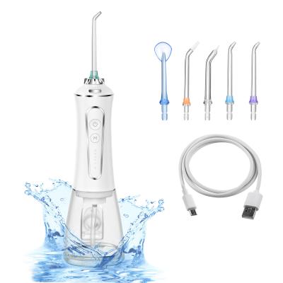 China ABS PC Electric Dental Water Flosser 2500 mAh Battery IPX7 Waterproof Oral Irrigator for sale