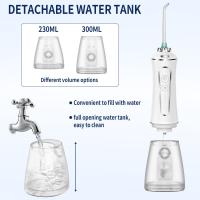 China ABS PC Electric Dental Water Flosser 2500 mAh Battery IPX7 Waterproof Oral Irrigator for sale
