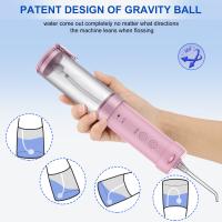 China Portable Electric Water Flosser with 5 Pressure Modes, 2500mAh Battery and 200ML Water Tank Capacity for sale