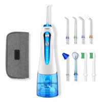 China 10 Nozzle Tips Rechargeable Water Flosser with 2500mAh Battery and 300ml Reservoir - 5 Pressure Modes IPX7 Waterproof for sale