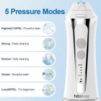 China OEM Water Flosser with 300ML Tank & 2500mAh Battery - 5 Pressure Modes Portable Teeth Cleaning Machine for sale