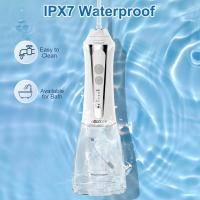 China OEM Water Flosser with 300ML Tank & 2500mAh Battery - 5 Pressure Modes Portable Teeth Cleaning Machine for sale