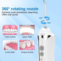 China OEM Water Flosser with 300ML Tank & 2500mAh Battery - 5 Pressure Modes Portable Teeth Cleaning Machine for sale