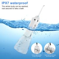 China OEM Water Flosser with 300ML Tank & 2500mAh Battery - 5 Pressure Modes Portable Teeth Cleaning Machine for sale