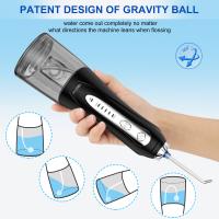 China IPX7 Waterproof Oral Irrigator with 300ml Tank and 2500mAh Battery - 5 Pressure Modes Dental Water Flosser for sale