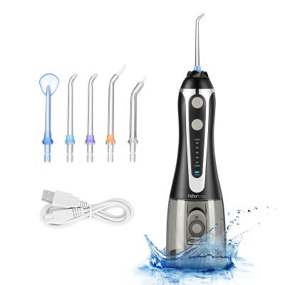 China Custom Type C Portable Water Flosser with 300ml Tank, 5 Cleaning Modes and IPX7 Waterproof Rating for sale