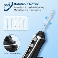 China Custom Type C Portable Water Flosser with 300ml Tank, 5 Cleaning Modes and IPX7 Waterproof Rating for sale