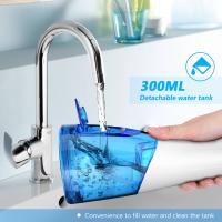 China Cordless Dental Water Flosser 360° Rotatable Nozzles 5 Modes 40-140psi USB Rechargeable Oral Irrigator for sale