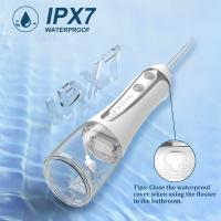 China Cordless Electric Water Flosser Oral Irrigator 300ml 2500mAh Battery Powered 5 Modes Teeth Cleaner for sale