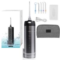 China IPX7 USB-C Rechargeable Water Flosser Oral Irrigator 200ML 5 Nozzles 5 Modes for sale