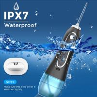 China FCC Approved Portable Water Flosser with 1200-1400 Pulses/Min and 2500mAh Battery for Professional Oral Care for sale