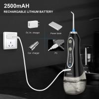 China USB Charging Water Flosser with 5 Pressure Modes (40-110 PSI) and 30-Day Battery Life - IPX7 Waterproof Oral Irrigator for sale