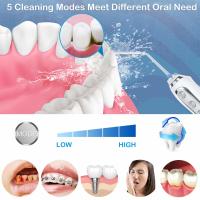 China Overheat Protection Battery Water Flosser 40-140PSI with 300ml Tank and 2500mAh Lithium Battery for sale