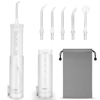China Portable 2500mAh Battery Water Flosser with 5 Modes 40-140 PSI Pressure IPX7 Waterproof for sale