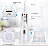 China Portable Cordless Water Flosser with 40-140 PSI Pressure, 2500mAh Battery and 7 Nozzle Types for Oral Care for sale